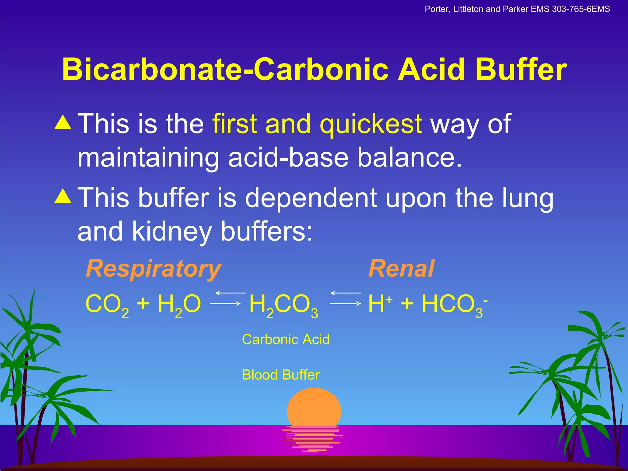 Acid Base Balance for EMS | PPT