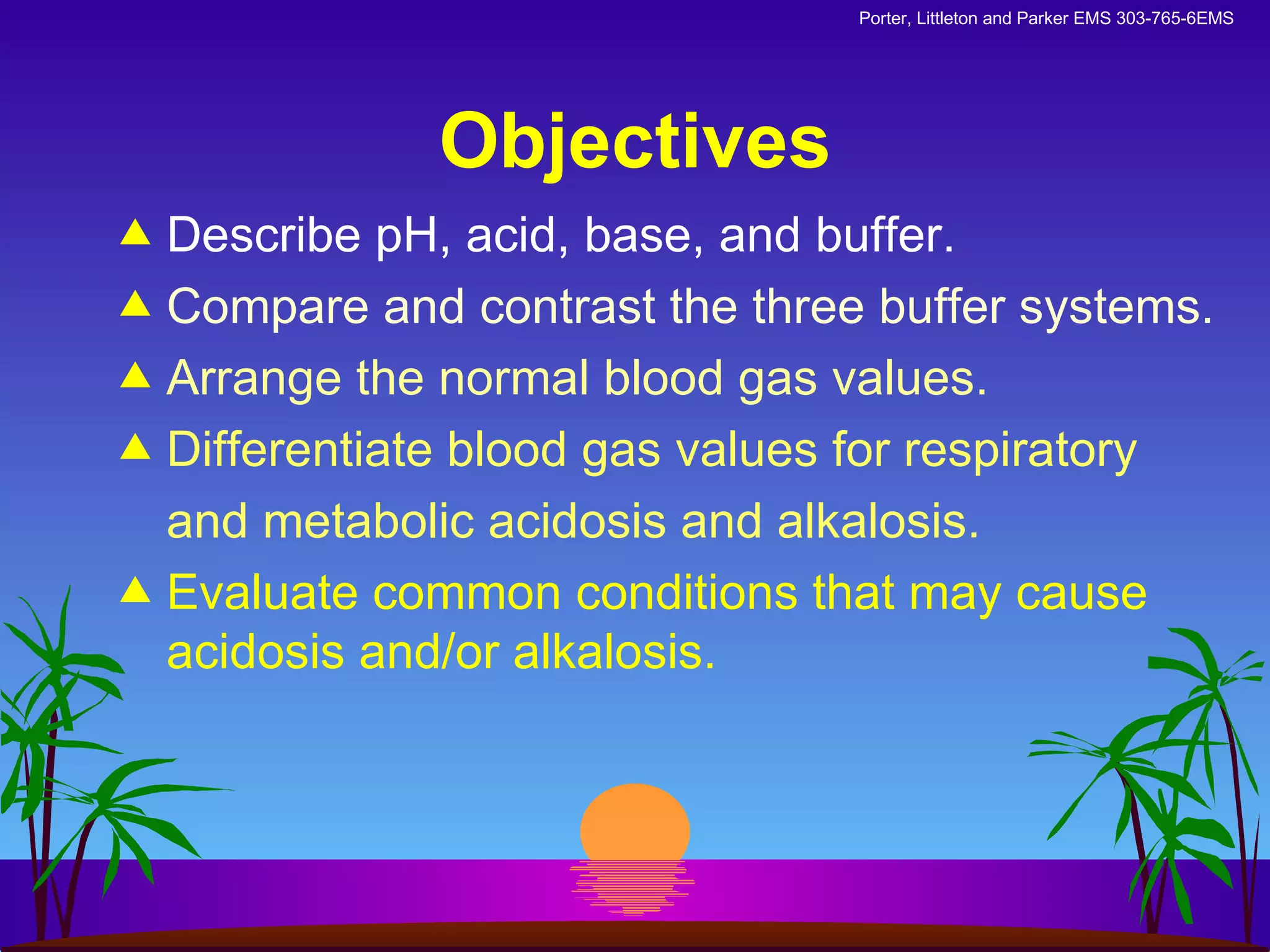 Acid Base Balance for EMS | PPT