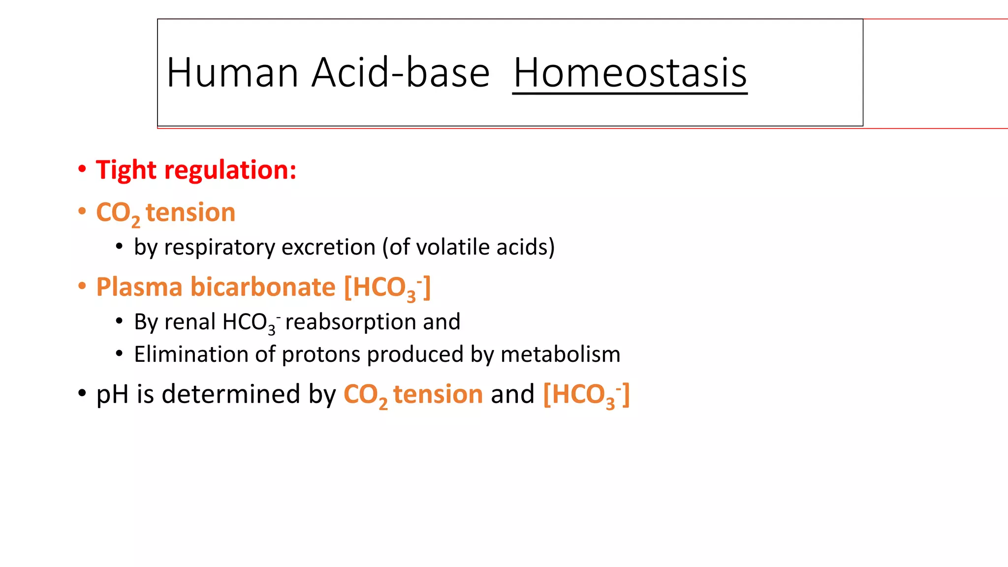 Acid base balance in surgery | PPTX