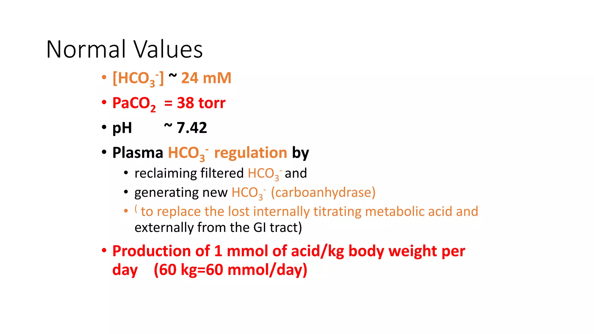 Acid base balance in surgery | PPTX