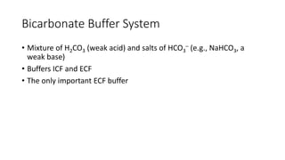 Acid base balance in surgery | PPTX