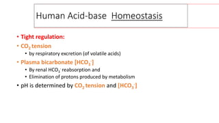 Acid base balance in surgery | PPTX