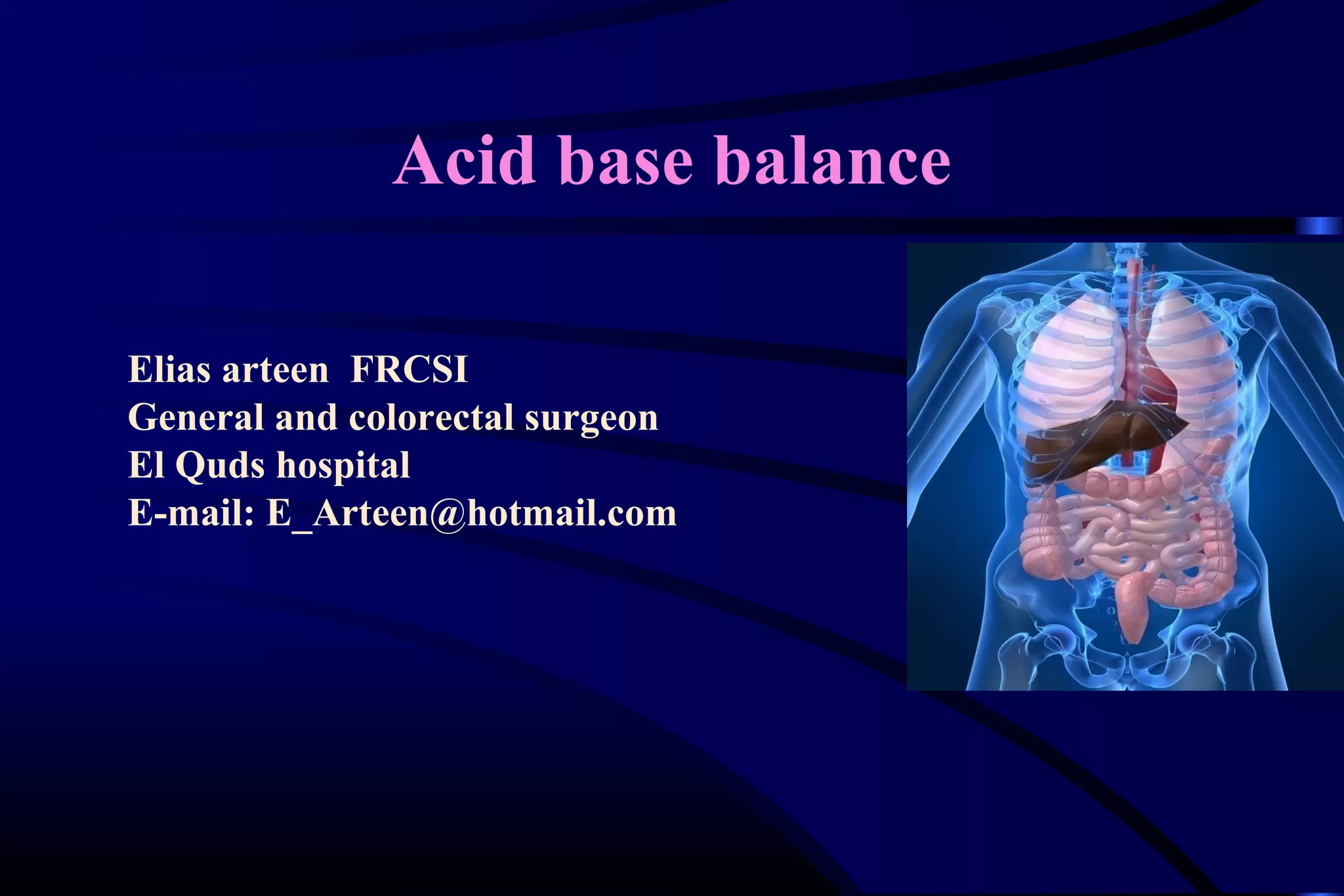 Acidbase balance nov 2014 | PPT