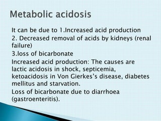 Acid base balance simplified | PPTX