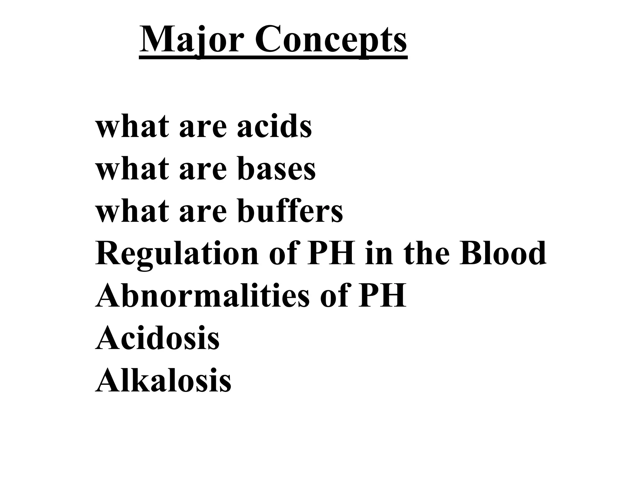 Acid base balance slides-biochemistry.ppt | Chemistry | Science