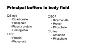 Acid Base pH Buffer | PPTX