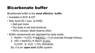 Acid Base pH Buffer | PPTX