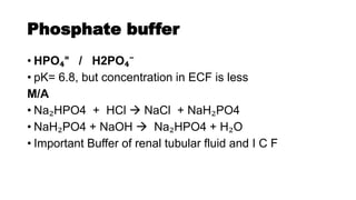 Acid Base pH Buffer | PPTX