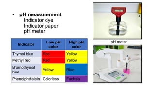 Acid Base pH Buffer | PPTX