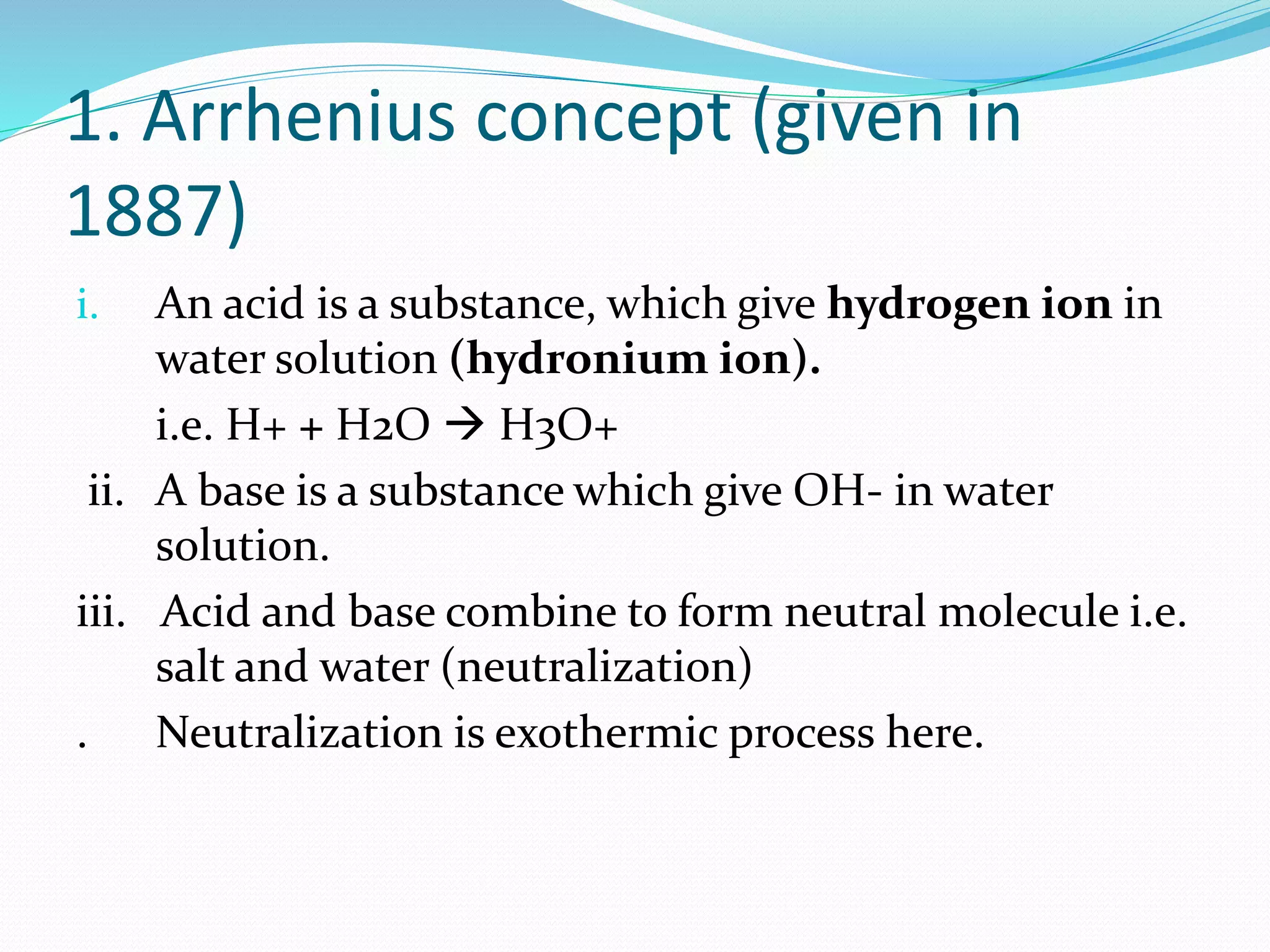Acid base concept | PPTX