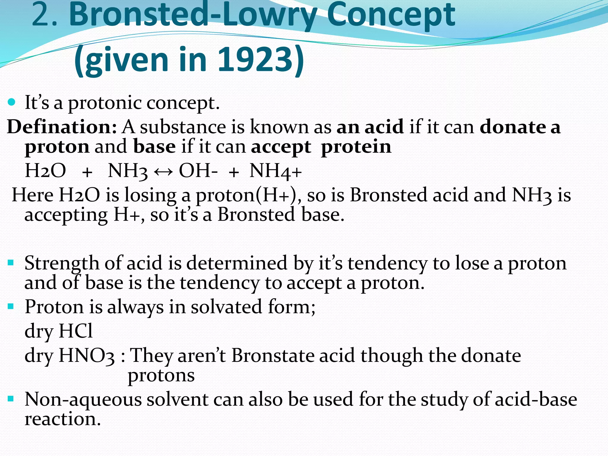 Acid base concept | PPTX