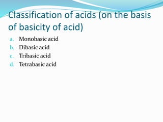 Acid base concept | PPTX
