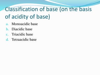 Acid base concept | PPTX