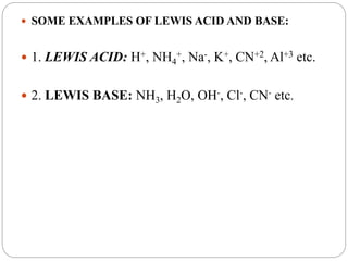 Acid base concepts | PPTX