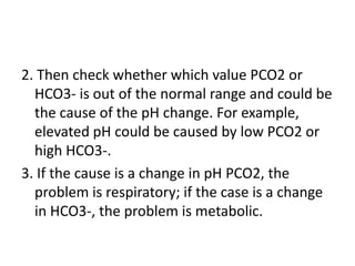 Acid base disorder | PPTX
