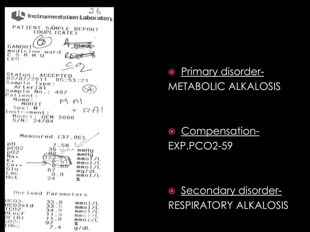 Acid base disorders | PPT