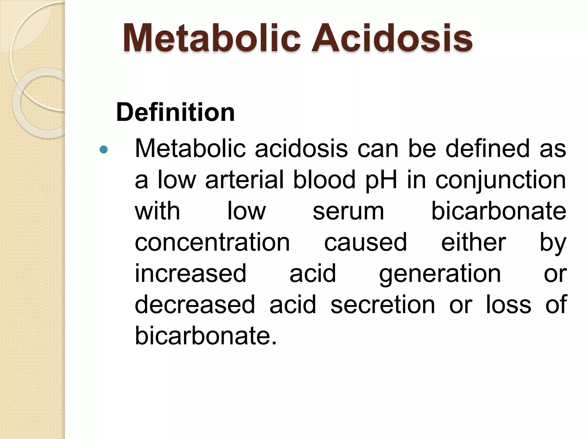 Acid base disorders | PPTX