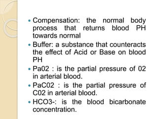 Acid base disorders | PPTX | Lung and Respiratory Health | Diseases and ...