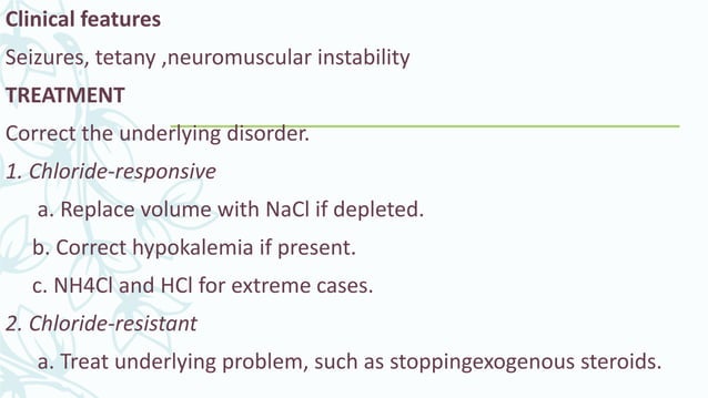 Acid base disorders | PPT