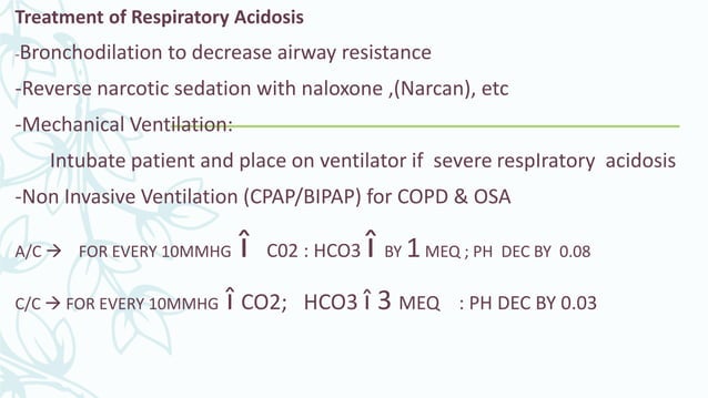 Acid base disorders | PPT