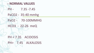 Acid base disorders | PPTX