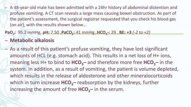 Acid base disorders | PPT