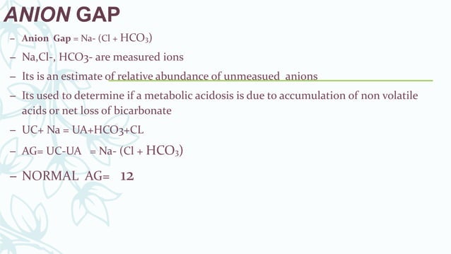 Acid base disorders | PPT