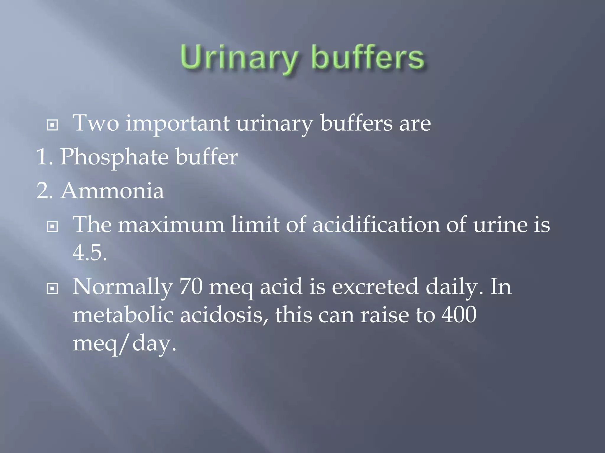Acid base disorders | PPTX