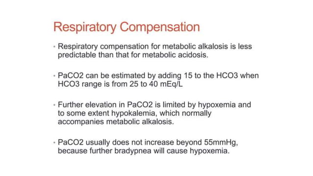 ACID BASE DISORDERS Respiratory Alkalosis: Etiology.pptx | Lung and ...