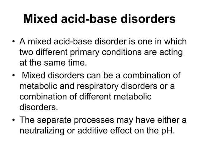 acid base disorder physiology notes byme | PPT