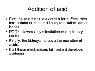 acid base disorder physiology notes byme | PDF