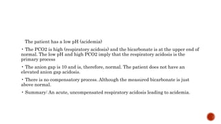 SIMPLE AND SYSTEMATIC APPROACH TO Acid base disorders | PPTX