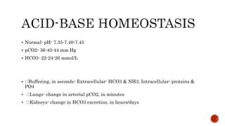SIMPLE AND SYSTEMATIC APPROACH TO Acid base disorders | PPTX