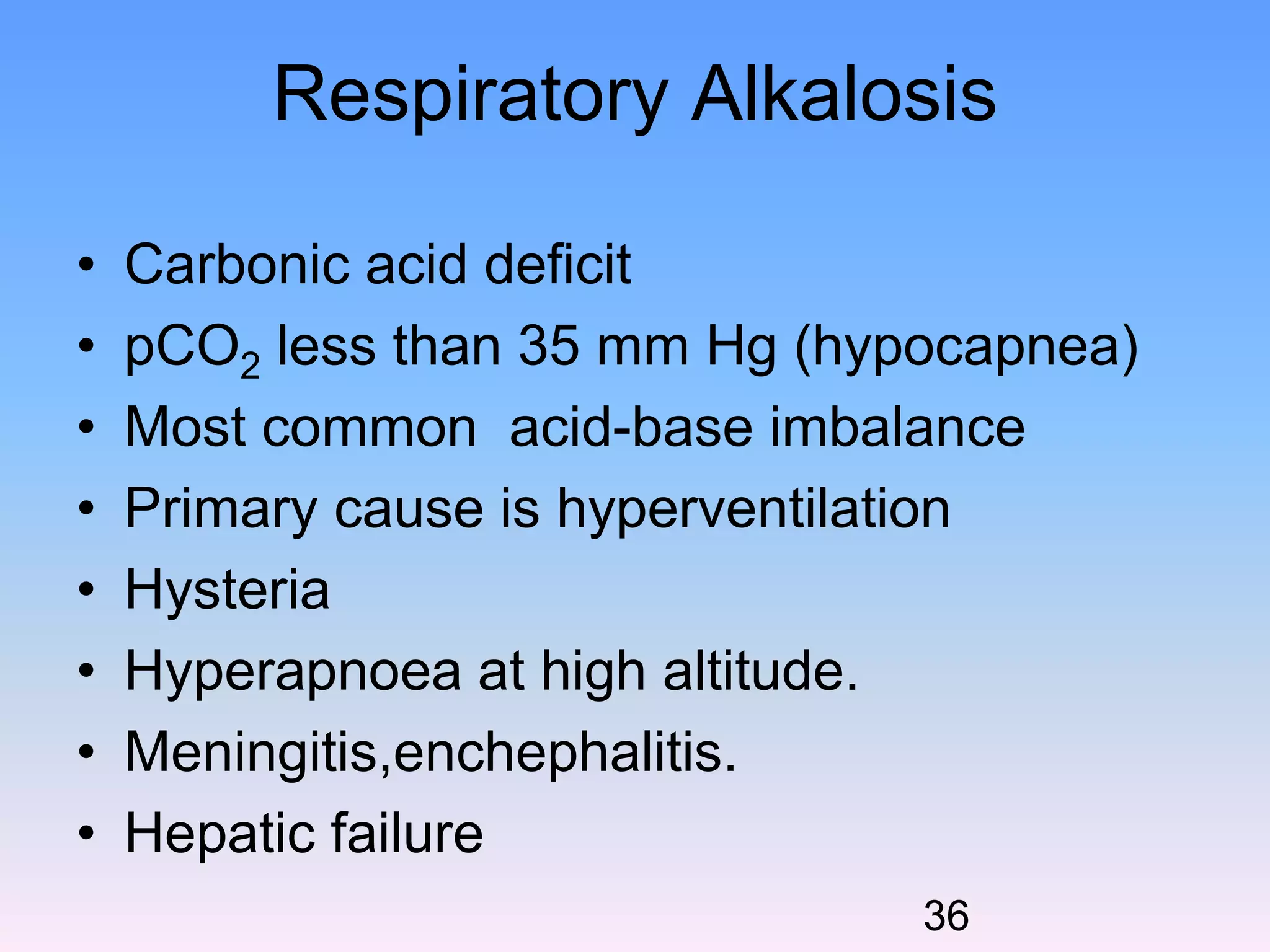 Acidosis and alkalosis | PPTX