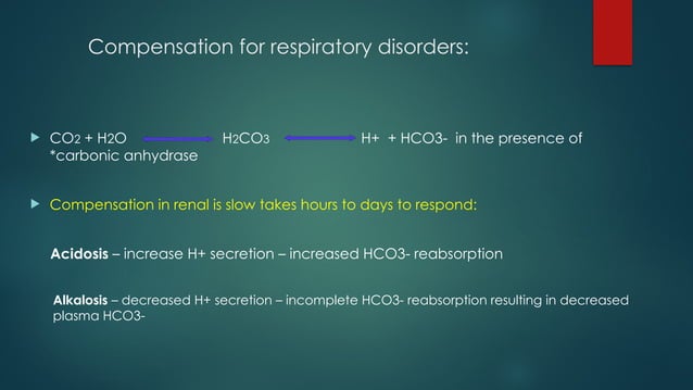 Acid Base Disturbances and pathological conditions | PPT