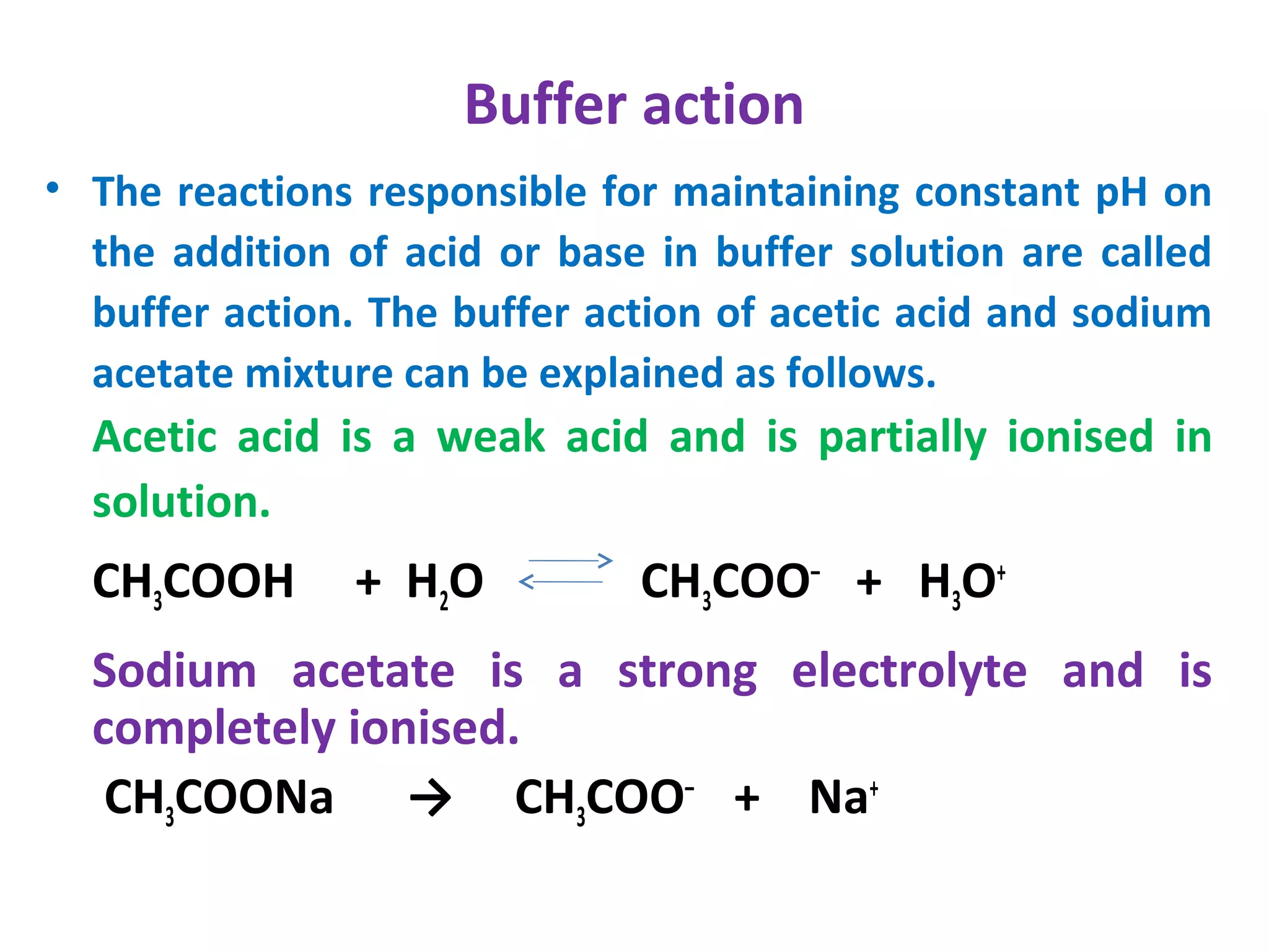 Acid base equilibria | PPT
