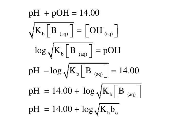 Acid Base Equilibrium