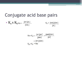 Acid Base Equilibrium | PPTX