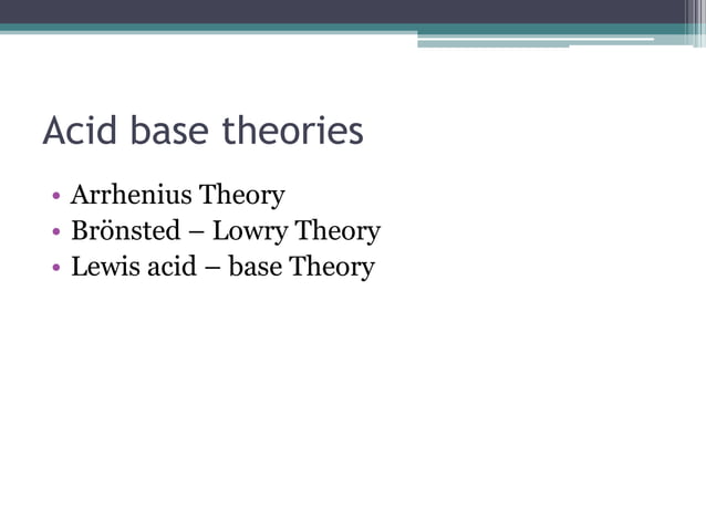 Acid Base Equilibrium | PPTX