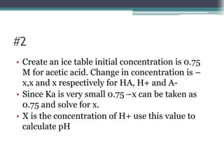 Acid Base Equilibrium | PPTX