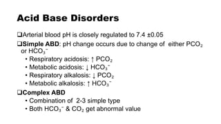 Acid base homeostasis | PPTX