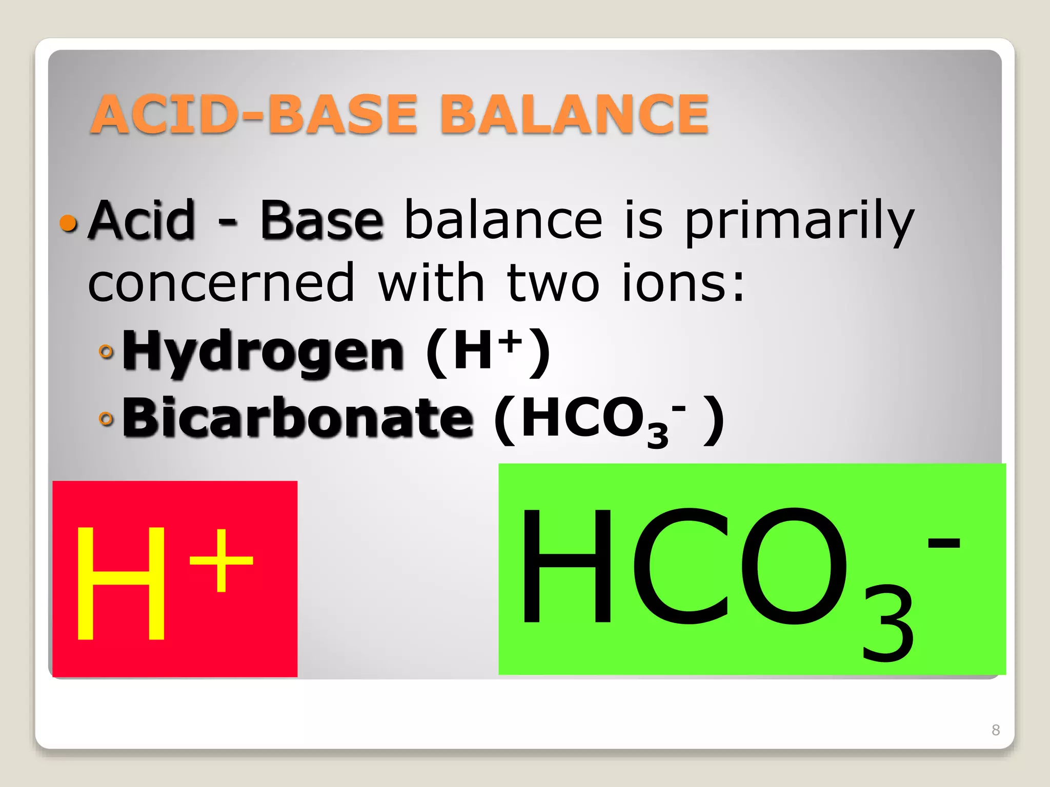 Acid base balance | PPTX | Lung and Respiratory Health | Diseases and ...