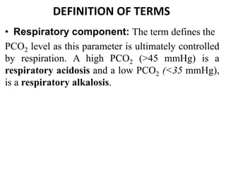 Acid base homeostasis - a brief study | PPT