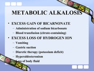 Acid base imbalance | PPT