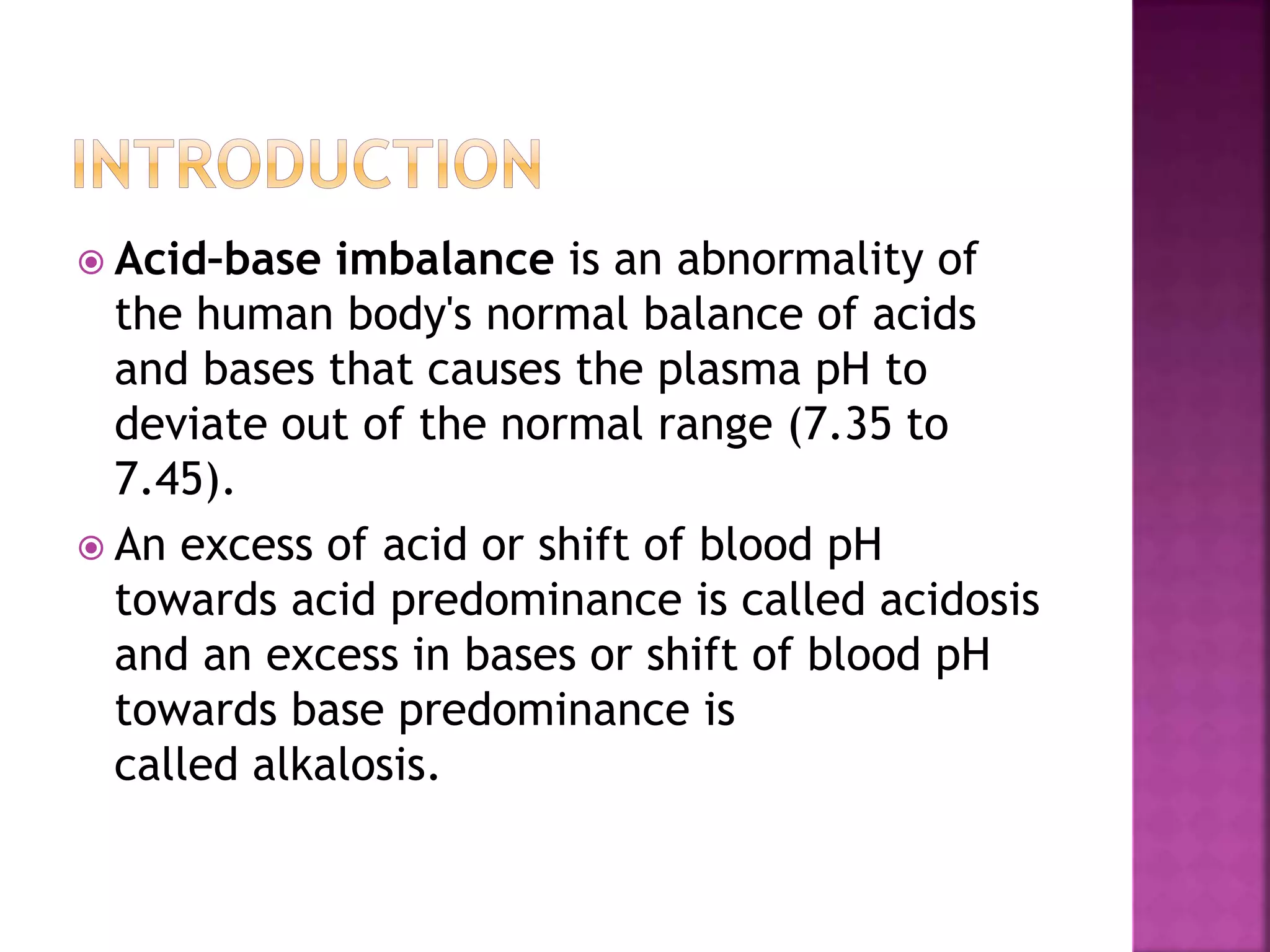 Acid base imbalance | PPTX