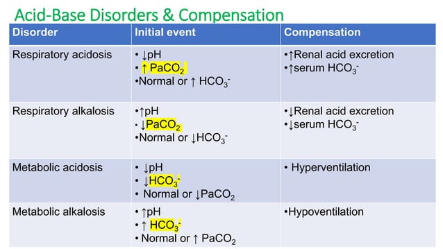Acid base imbalance PPT for nurses. | PPTX | Lung and Respiratory Health | Diseases and Conditions