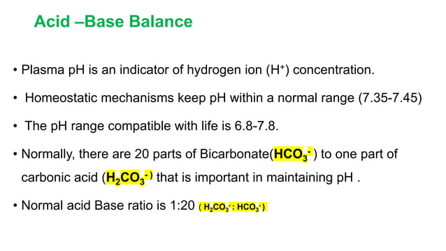 Acid base imbalance PPT for nurses. | PPT