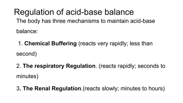 Acid base imbalance PPT for nurses. | PPTX | Lung and Respiratory Health | Diseases and Conditions