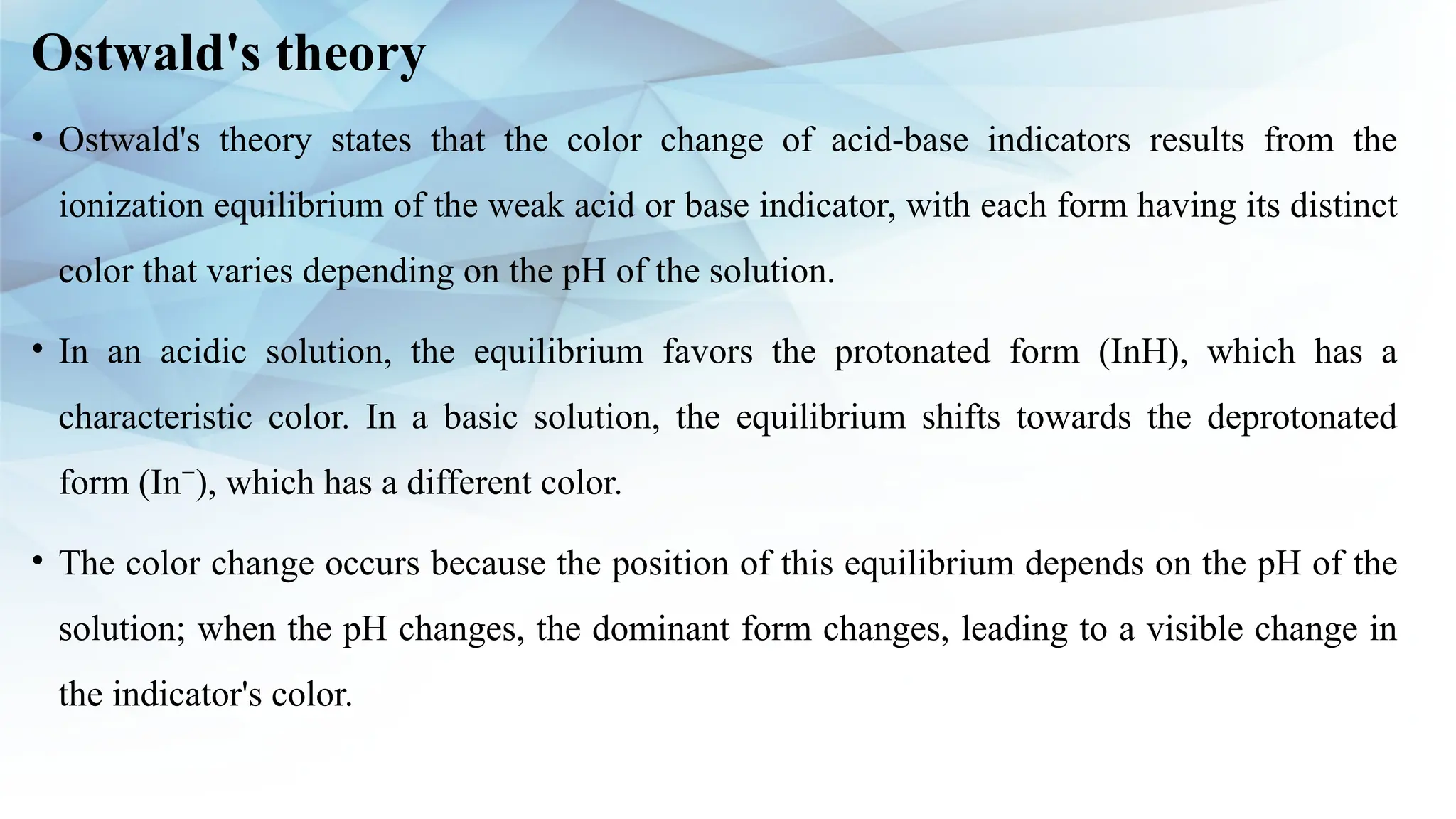 Acid Base Indicator Theory Ostwald Theory .pptx