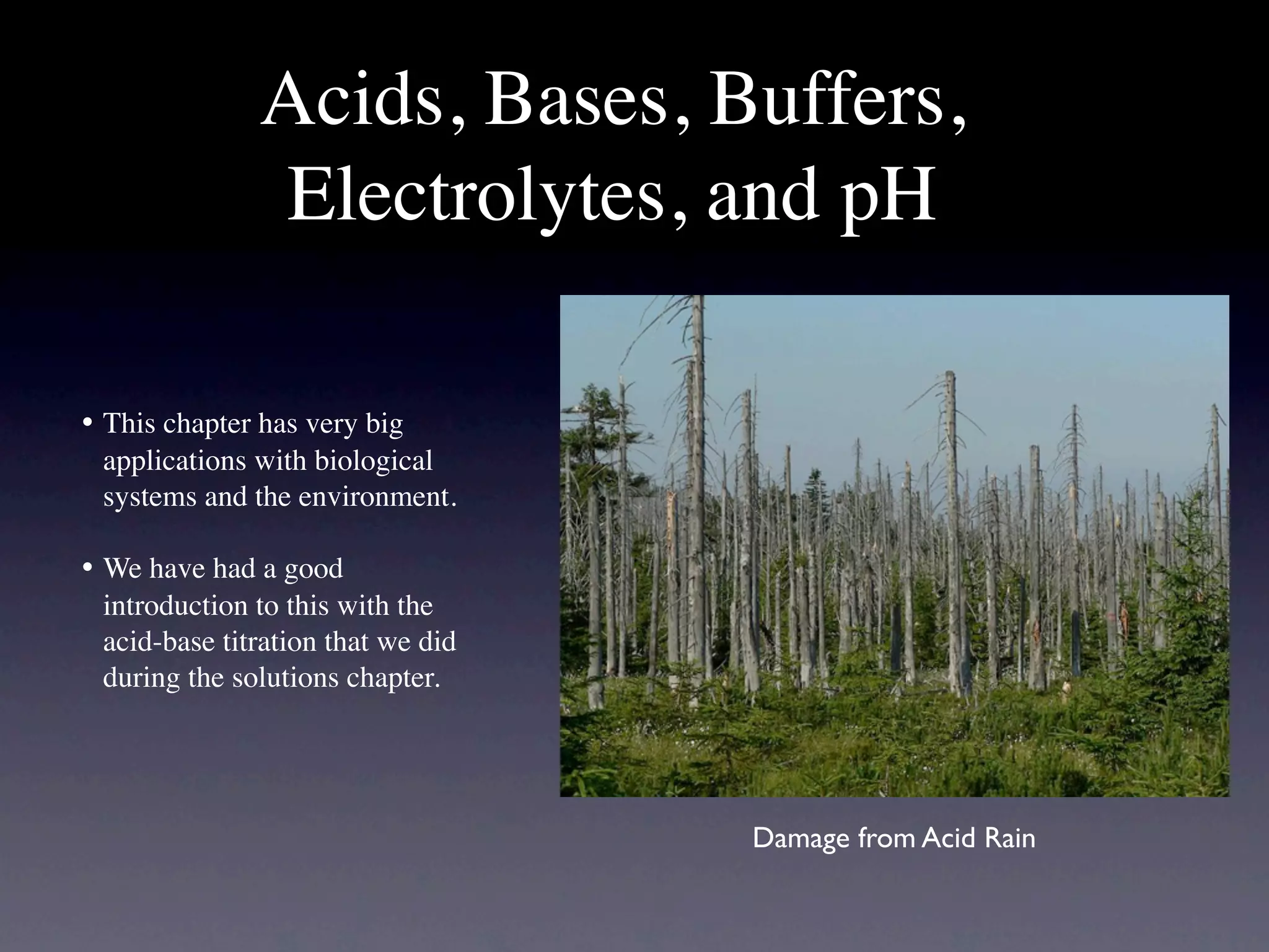 Acids, Bases, Buffers, Electrolytes, & pH | PPT